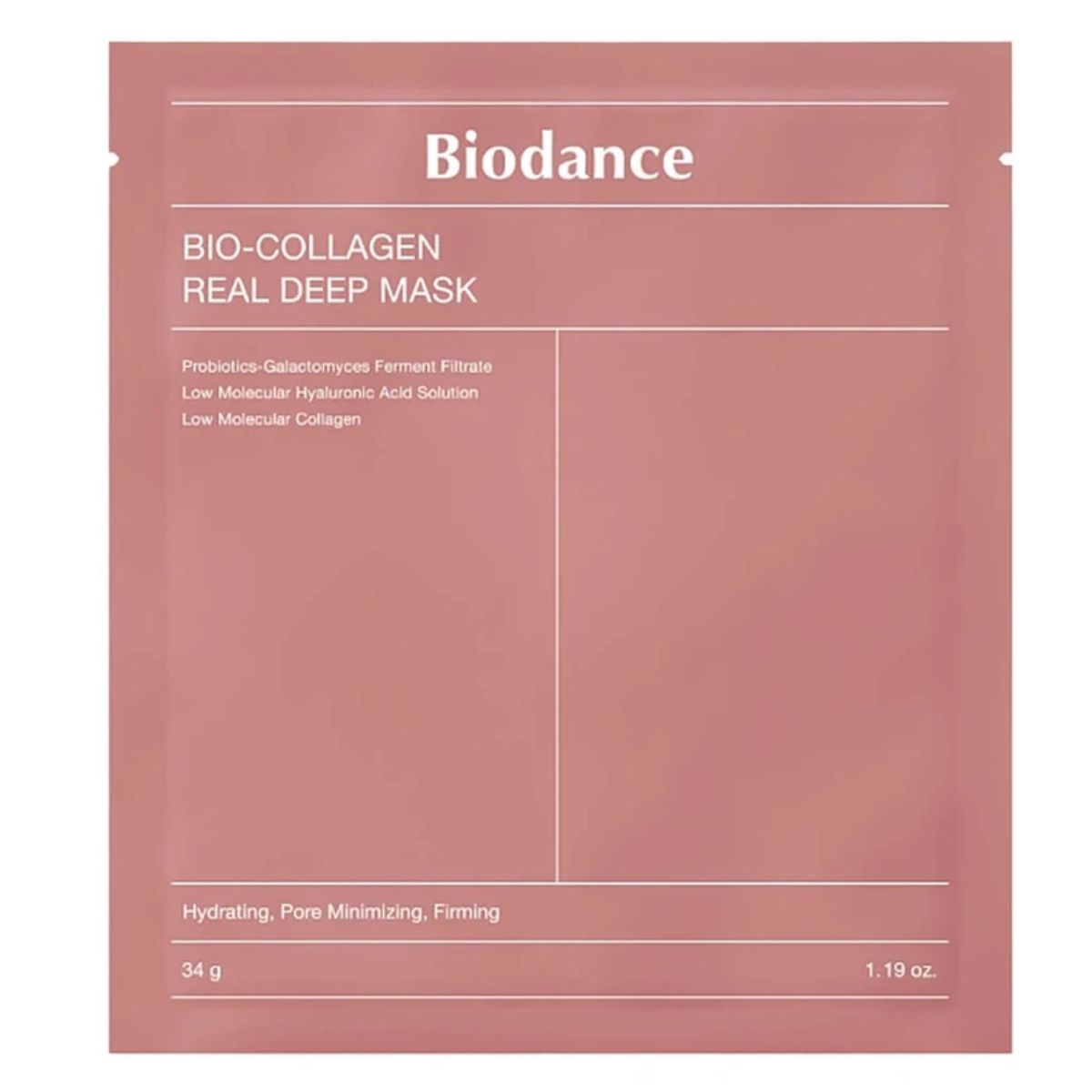 ماسک کلاژن صورت بایودنس BIODANCE Bio-Collagen Real Deep Mask - لوکس میکاپ